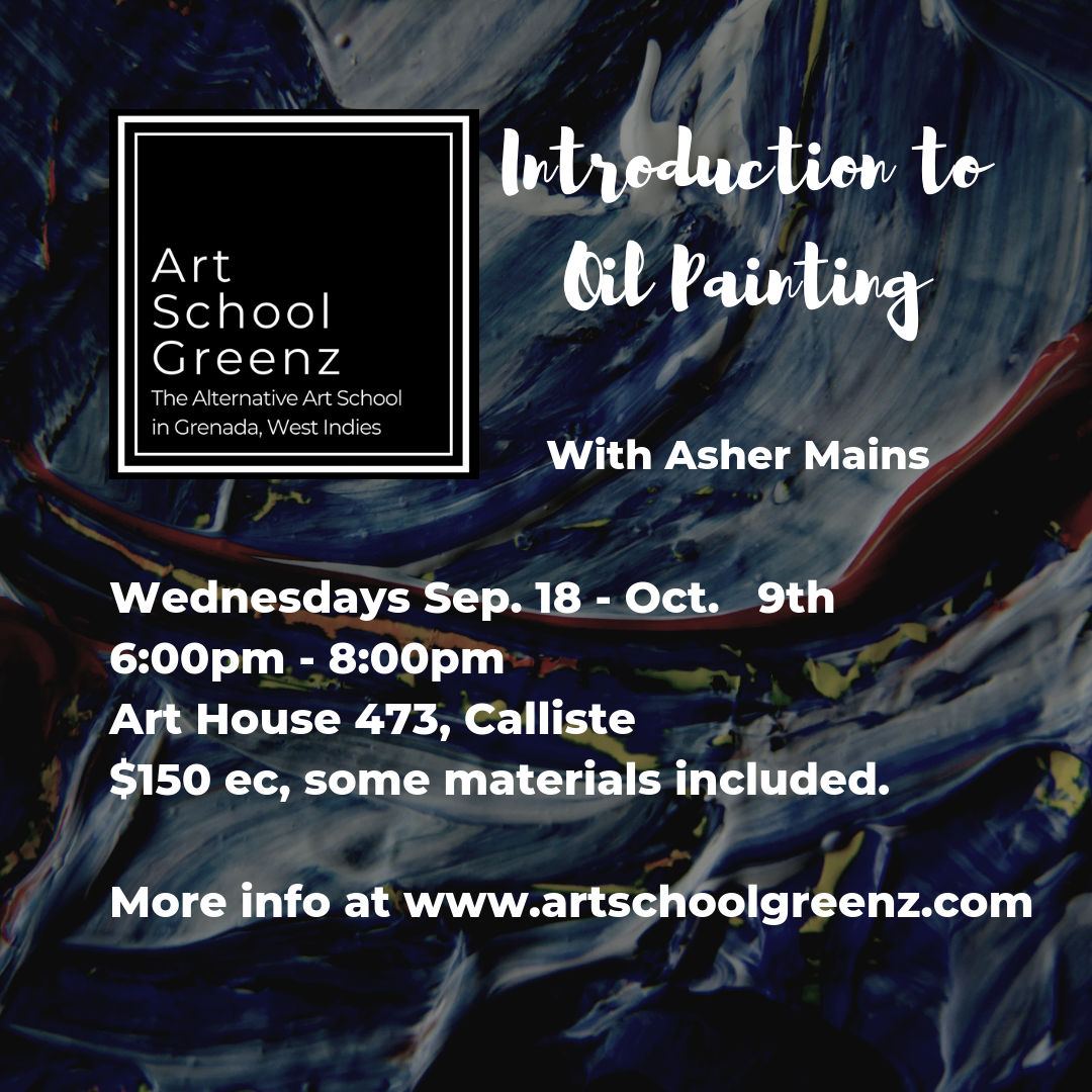 Introduction to Oil Painting: Sep 18th – ART SCHOOL GREENZ